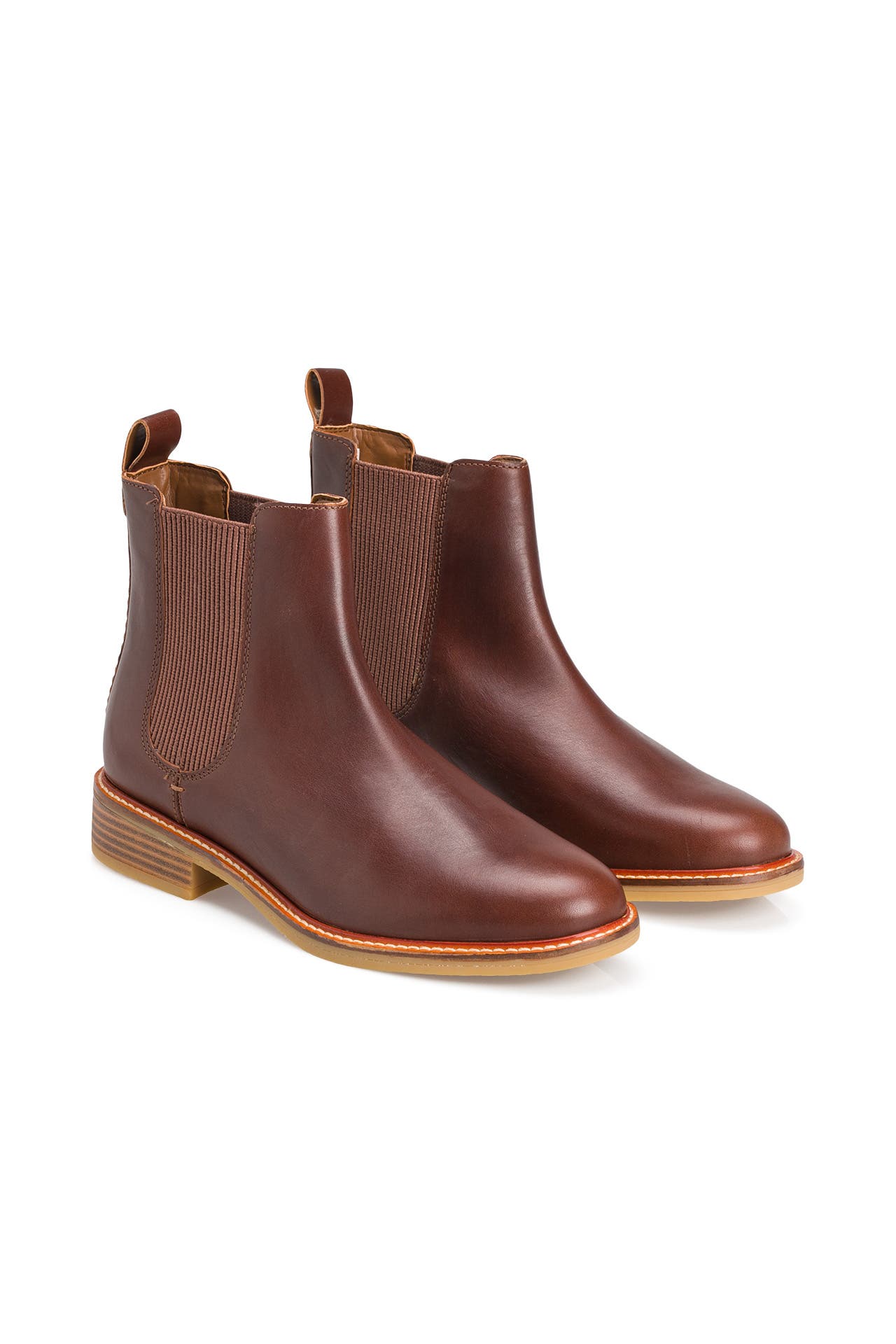 CLARKS Chelsea-Boots 'Cologne Arlo' rotbraun » günstig online kaufen ...