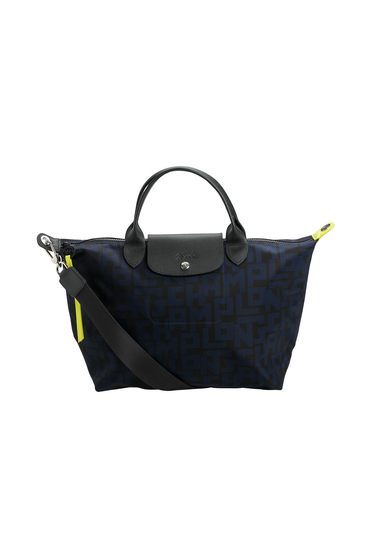 LONGCHAMP Tasche 'Le Pliage LGP M' schwarz gemustert » günstig online ...