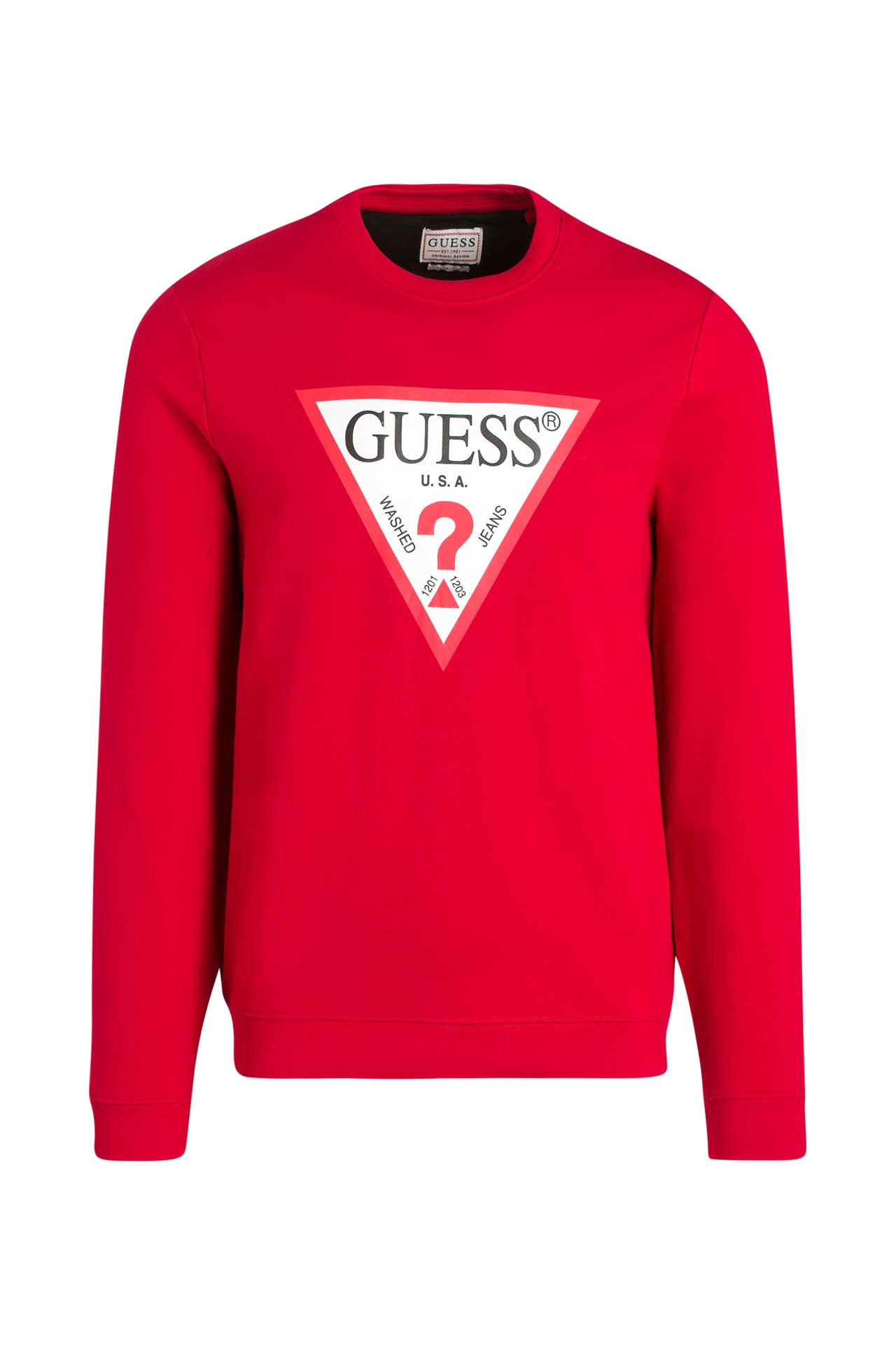 GUESS Sweatshirt rot » günstig online kaufen