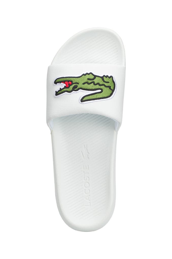 LACOSTE Slides weiß » günstig online kaufen