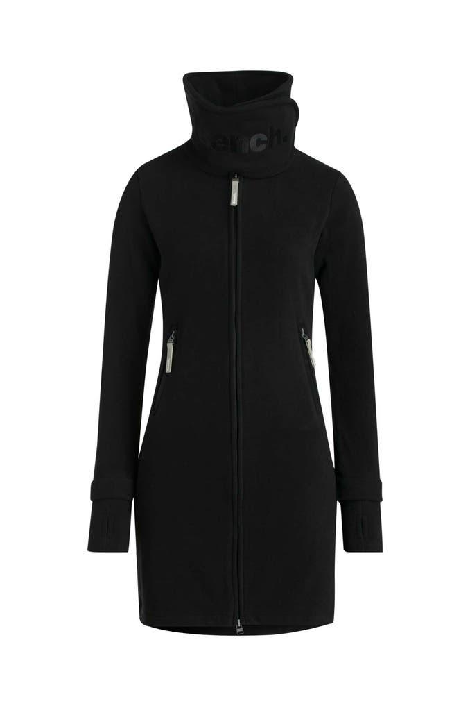 BENCH Fleecejacke 'Long Funnel' » günstig online kaufen | Outletcity