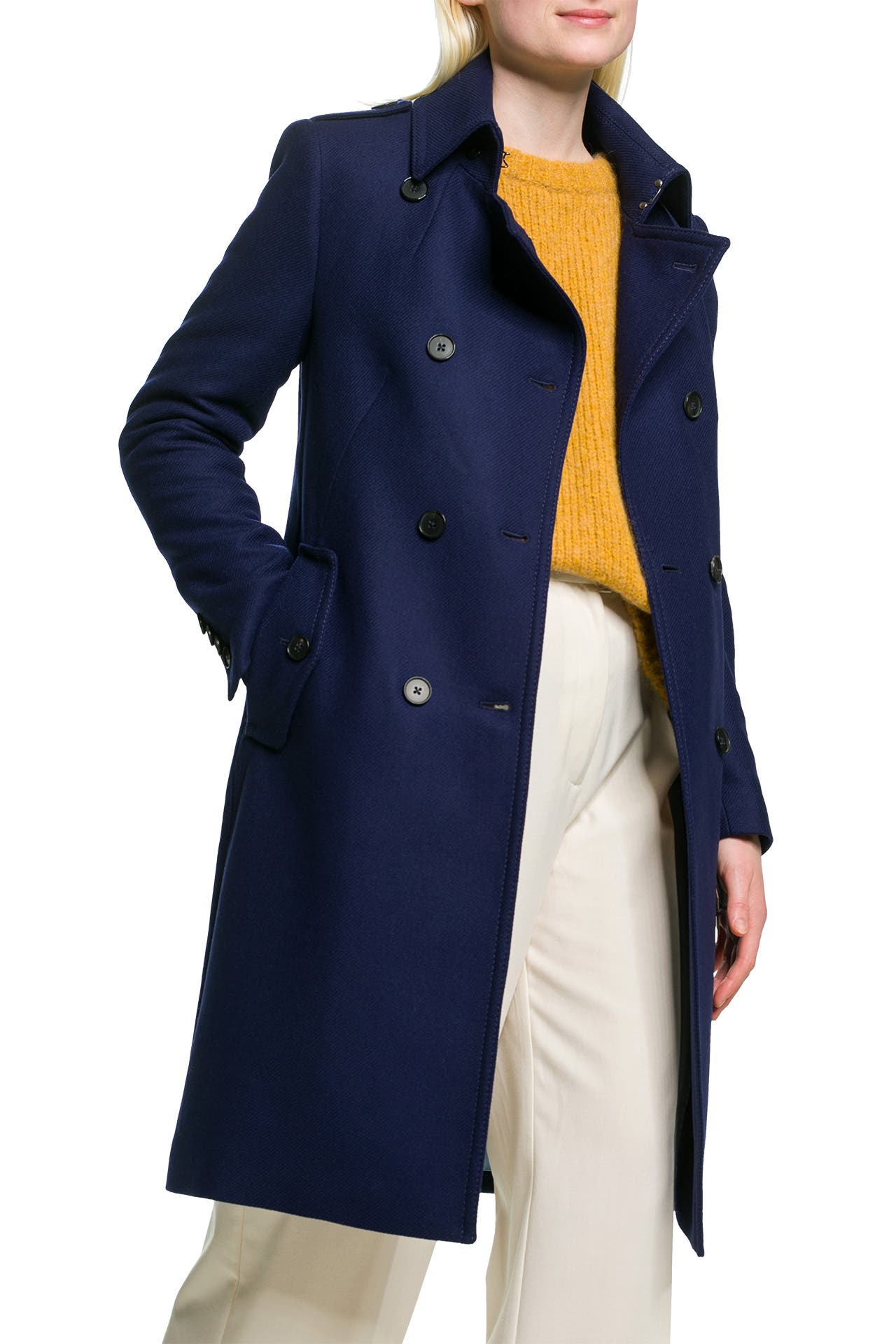 DRYKORN Wollmix-Mantel 'Harleston' dunkelblau » günstig online kaufen ...