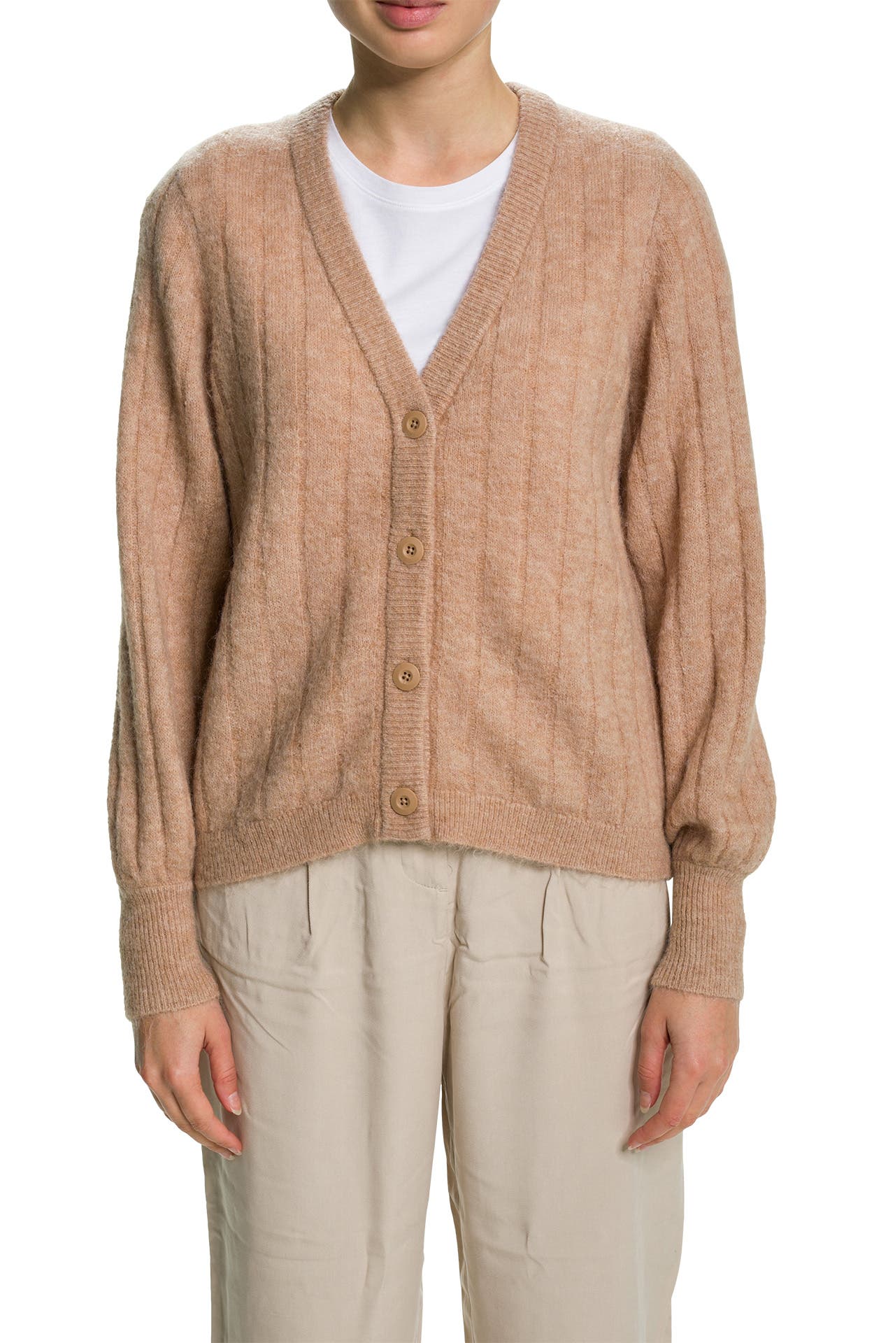 SELECTED Cardigan hellbraun » günstig online kaufen | Outletcity