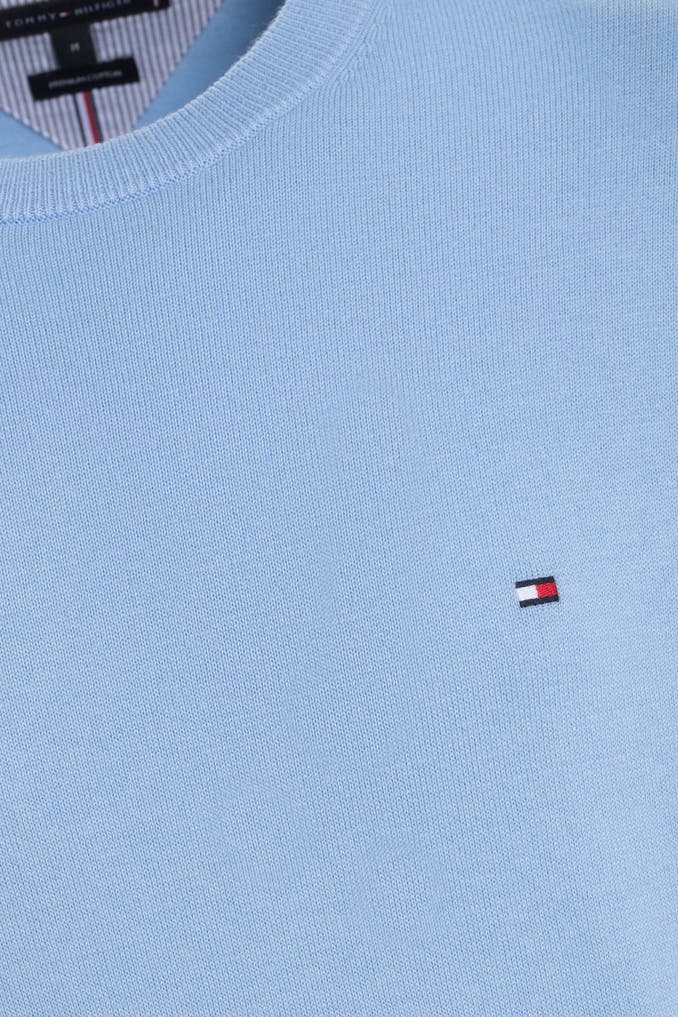 TOMMY HILFIGER Strickpullover hellblau » günstig online kaufen | Outletcity