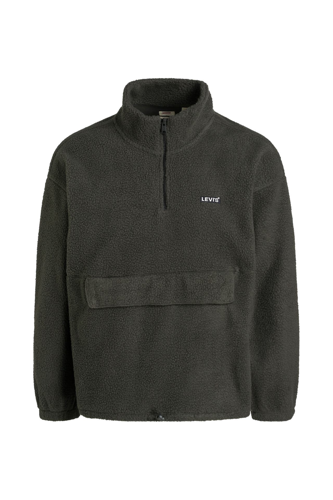 LEVI'S® Fleece-Troyer dunkelgrün » günstig online kaufen