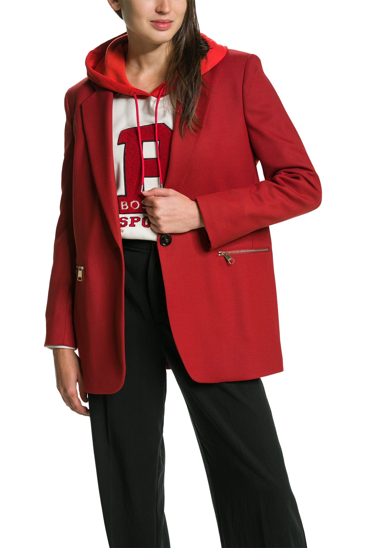 BOSS Blazer 'Jaleno' dunkelrot » günstig online kaufen