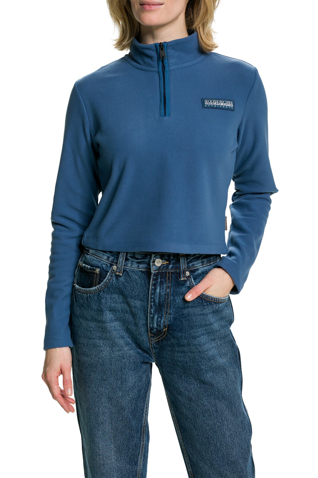 Fleece-Troyer azurblau - NAPAPIJRI » günstig online kaufen | Outletcity