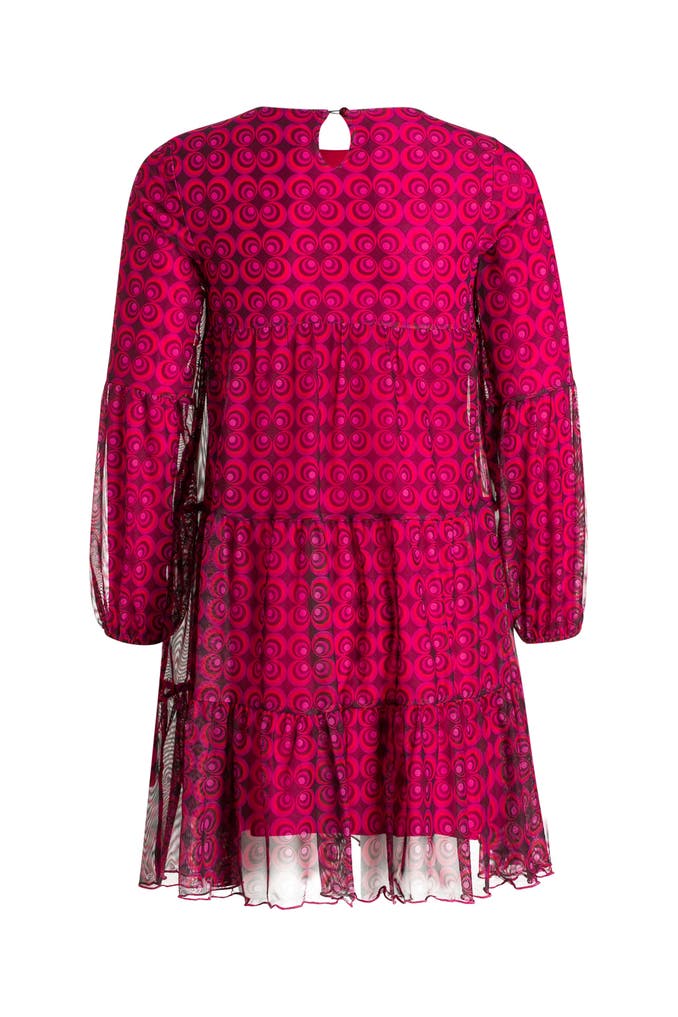 DESIGUAL Mesh-Kleid fuchsia gemustert » günstig online kaufen | Outletcity