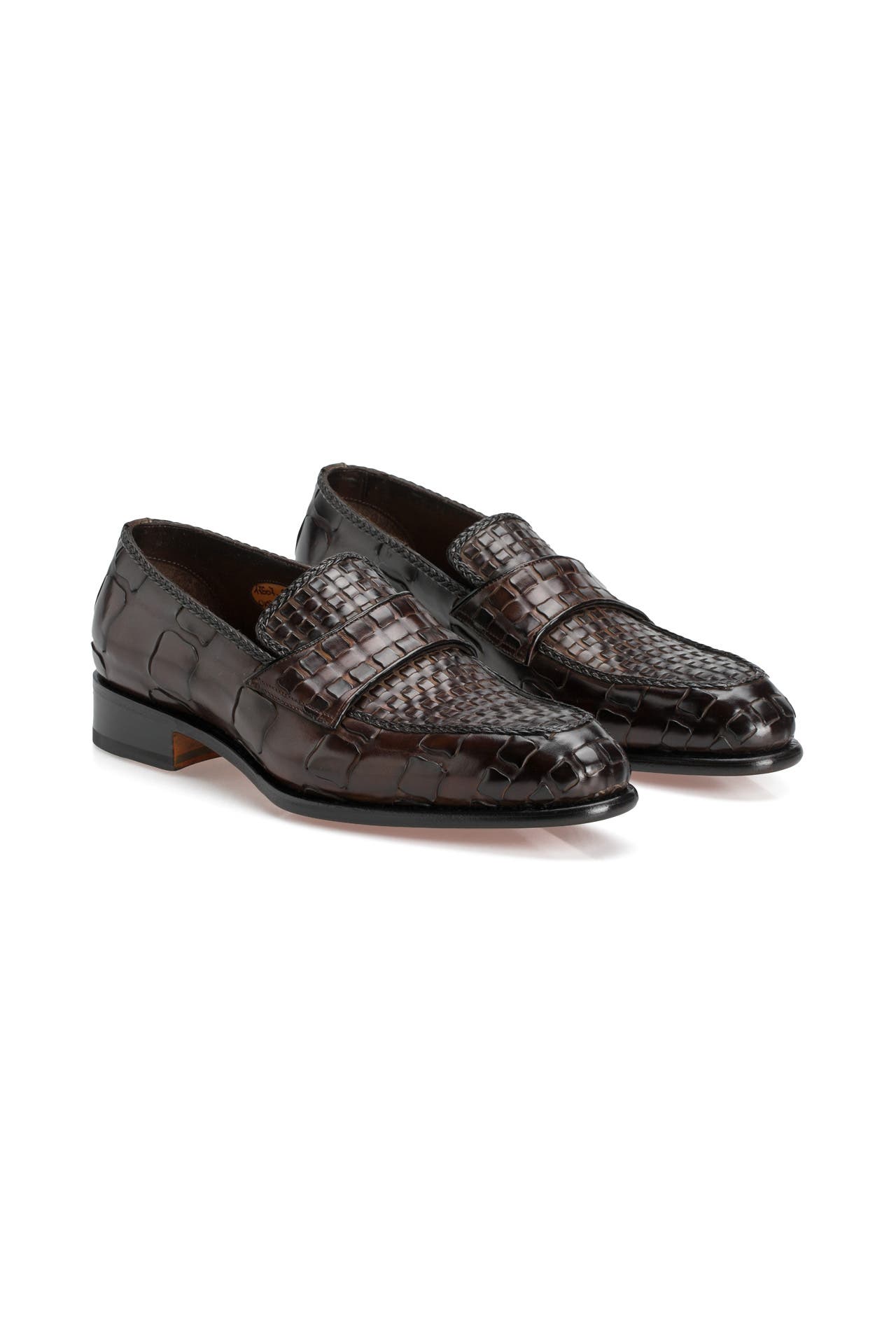 SANTONI Loafer Croco dunkelbraun » günstig online kaufen | Outletcity