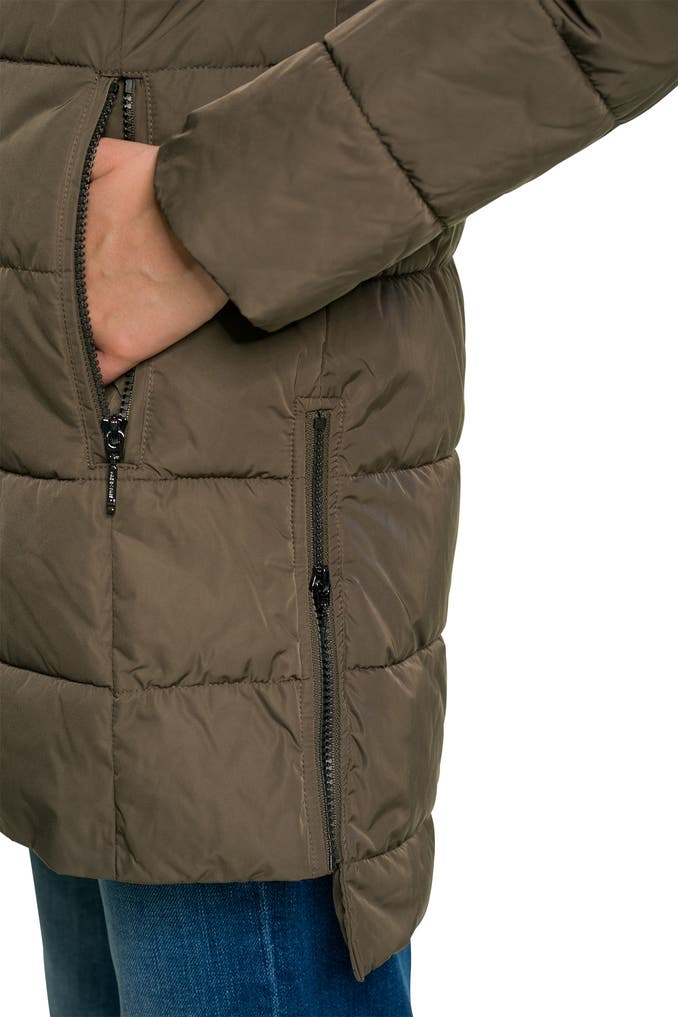 AMBER & JUNE Steppjacke oliv » günstig online kaufen | Outletcity