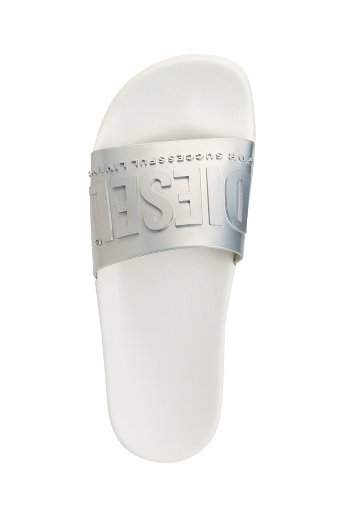 DIESEL Slides 'Mayemi' silber » günstig online kaufen