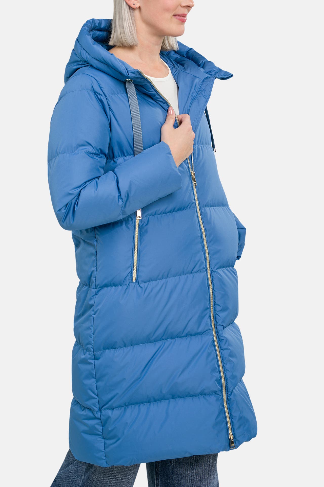 MABRUN Daunenmantel 'Luna' azurblau » günstig online kaufen