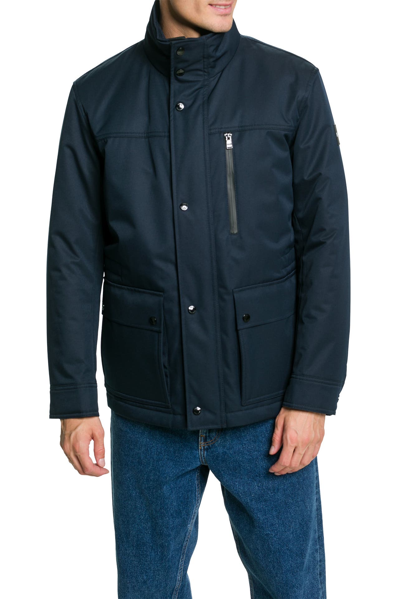 BOSS Field-Jacket 'Cupran' dunkelblau » günstig online kaufen | Outletcity