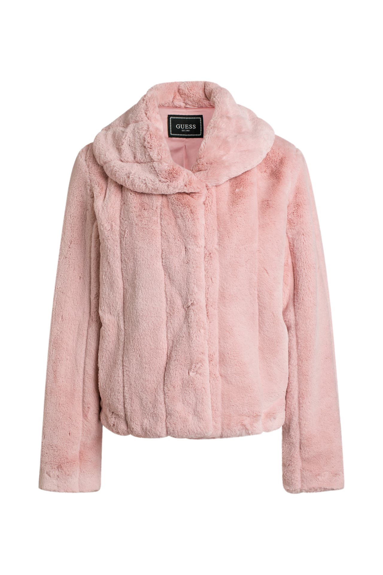 GUESS Kunstfelljacke 'New Sophy' rosa » günstig online kaufen | Outletcity