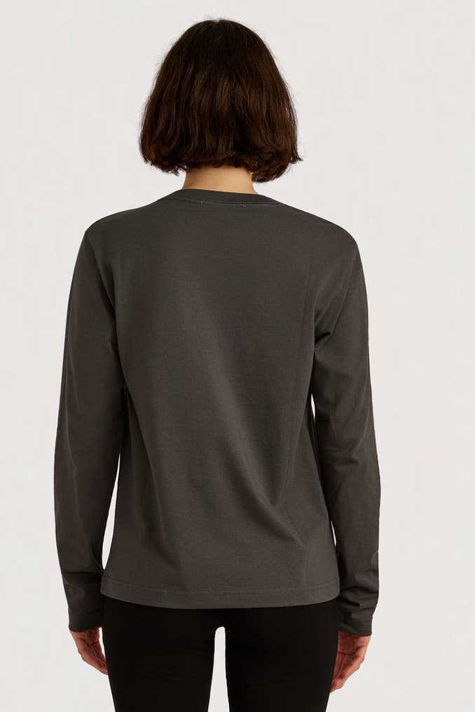 ORGANIC BASICS Longsleeve grau » günstig online kaufen