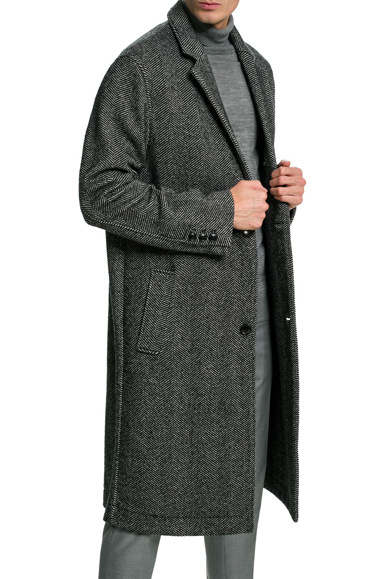 TED BAKER Wollmixmantel 'Travers' zweifarbig » günstig online kaufen ...