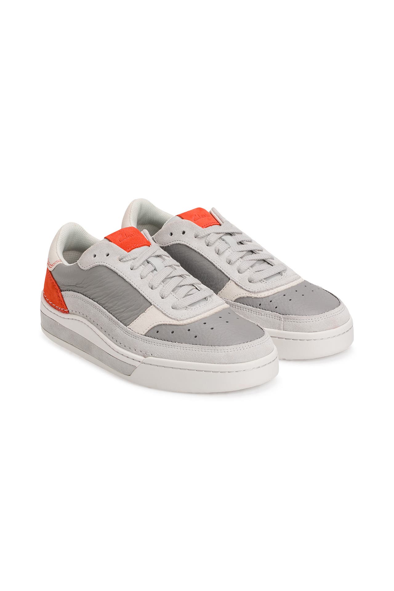 CLARKS Leder-Sneaker 'Craft Court' mehrfarbig » günstig online kaufen
