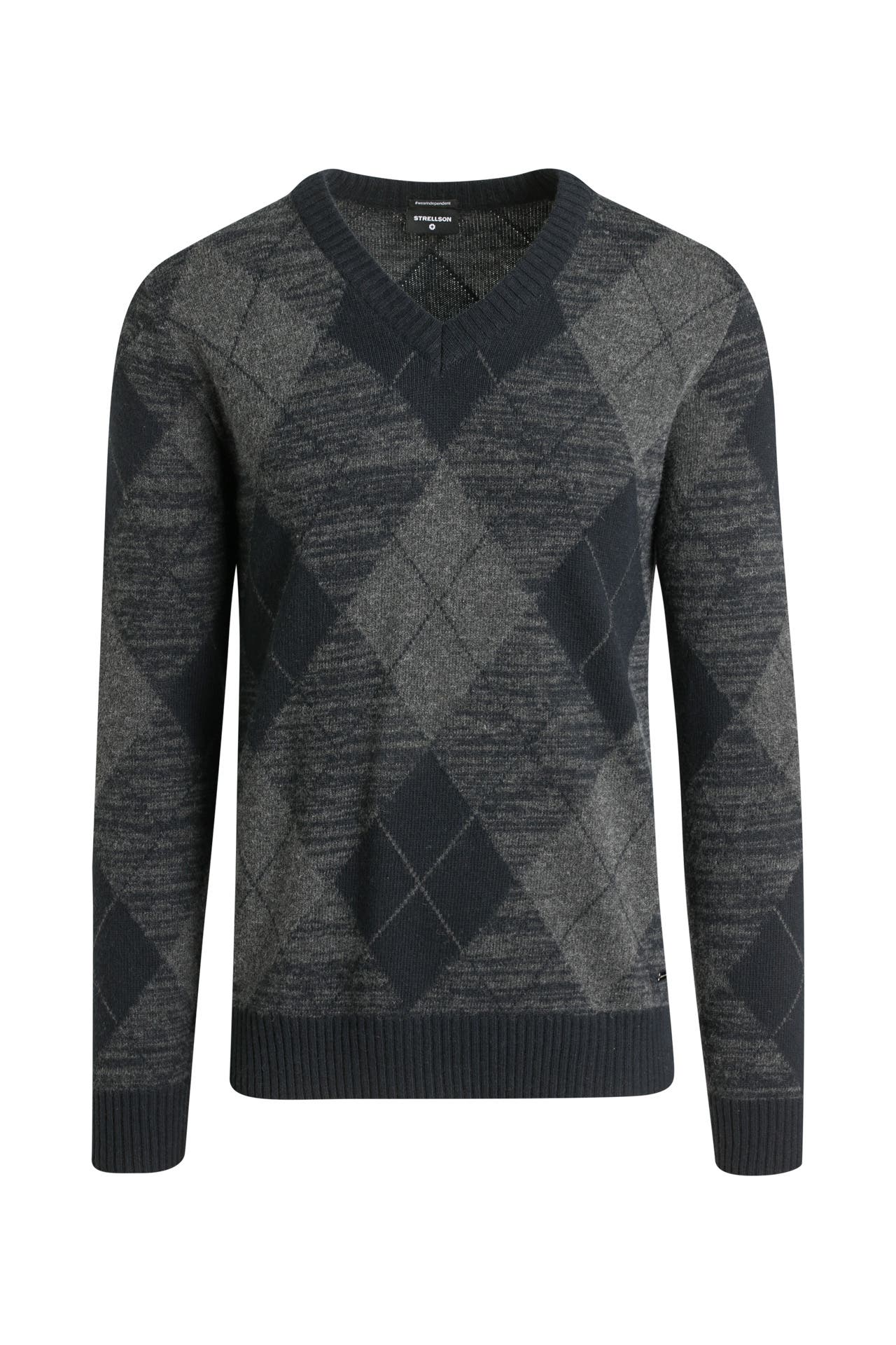 STRELLSON Strickpullover 'Taro' kariert » günstig online kaufen ...
