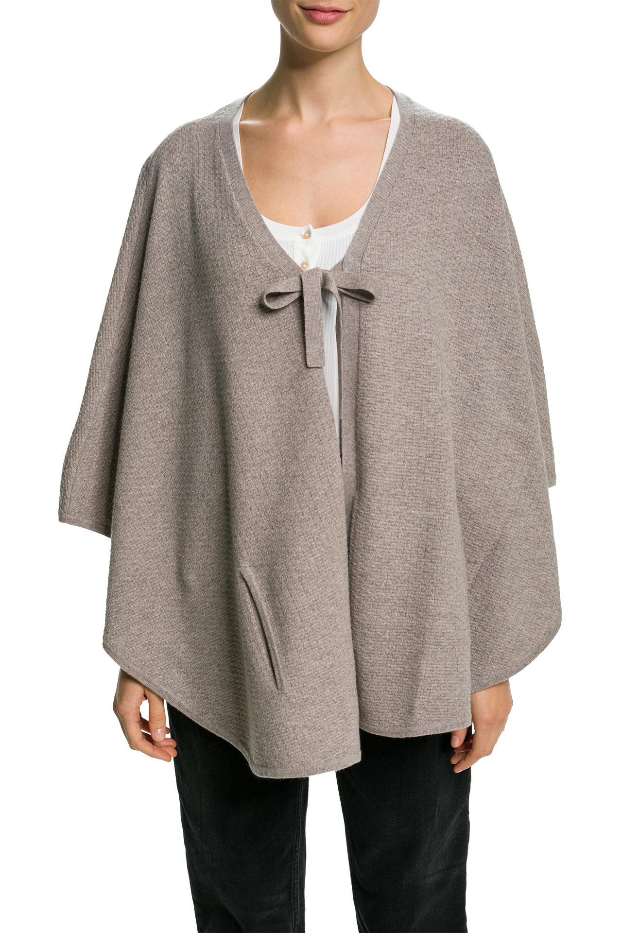 FTC Cashmere-Cape taupe » günstig online kaufen | Outletcity