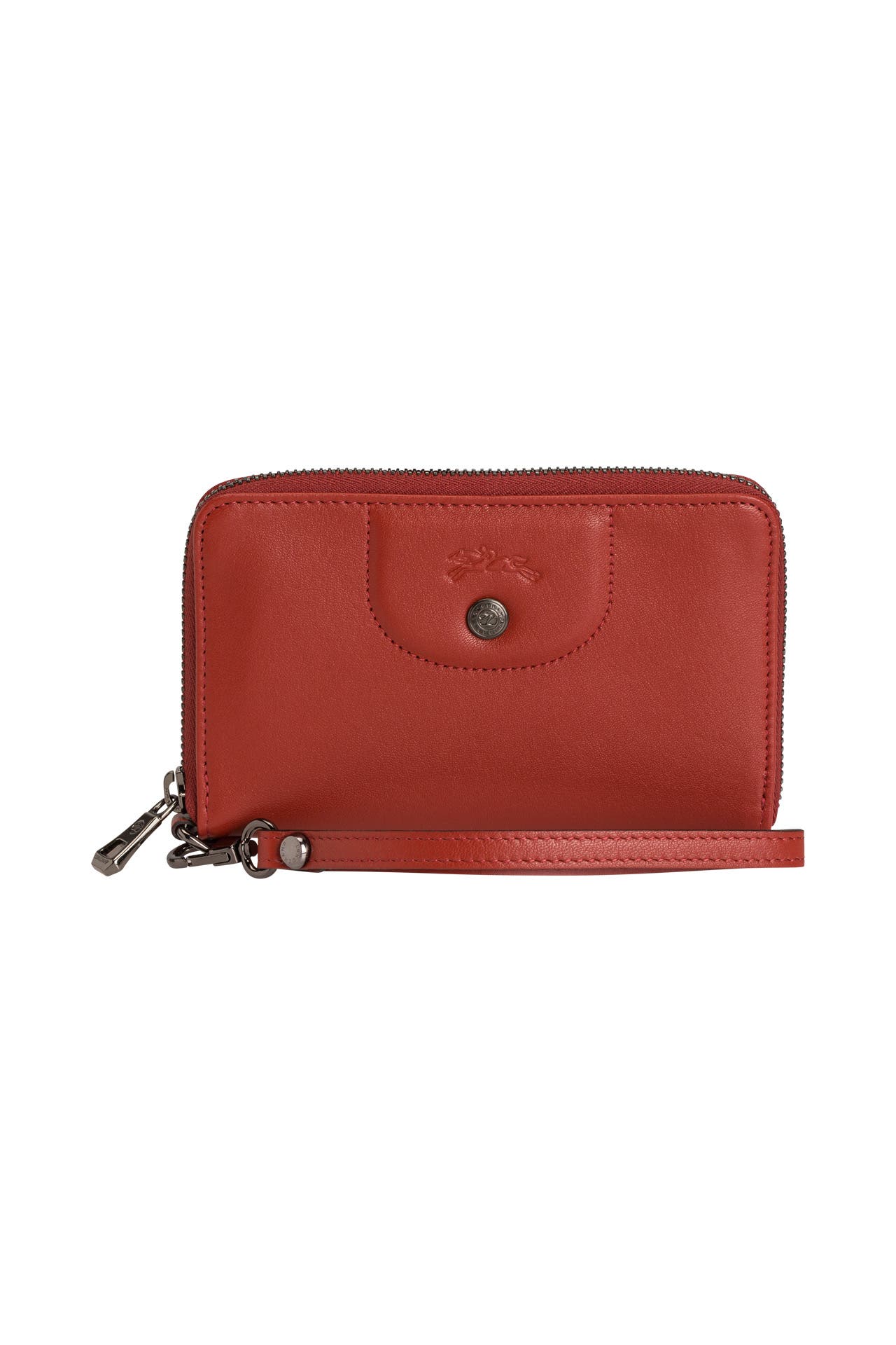 LONGCHAMP Geldbörse 'Le Pliage' terracotta » günstig online kaufen