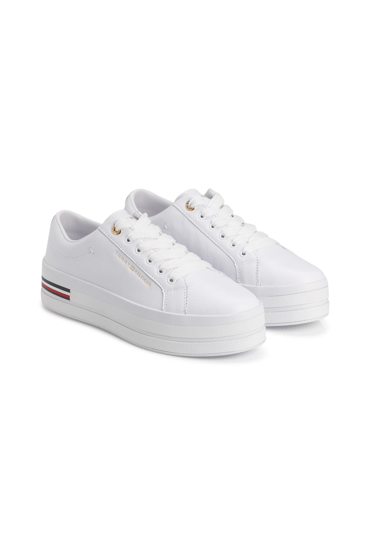 TOMMY HILFIGER Plateau Sneaker Eilidth weiB gunstig online kaufen Outletcity
